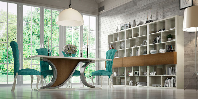 Saphire L14 Dining Table Set, 60.99" - Contemporary - Dining Sets - by ...