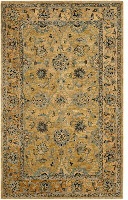 Safavieh Anatolia An580C Rug, Golden Pear/Smoke, 4'0" x 6'0 ...