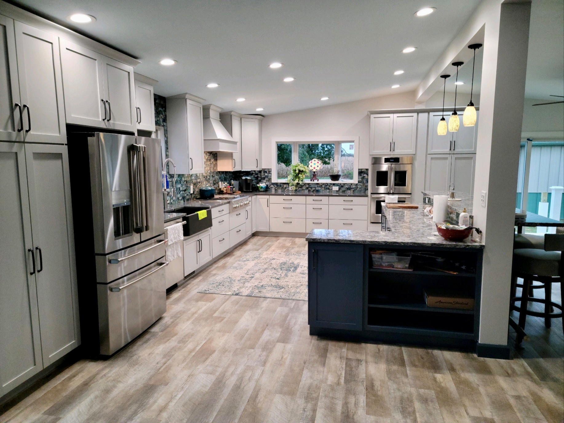 Shades of Blue Kitchen Renovation