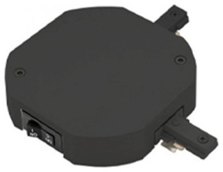 WAC H Track 1-1-2 Right L-Connector Current Limiter, Black - Track ...