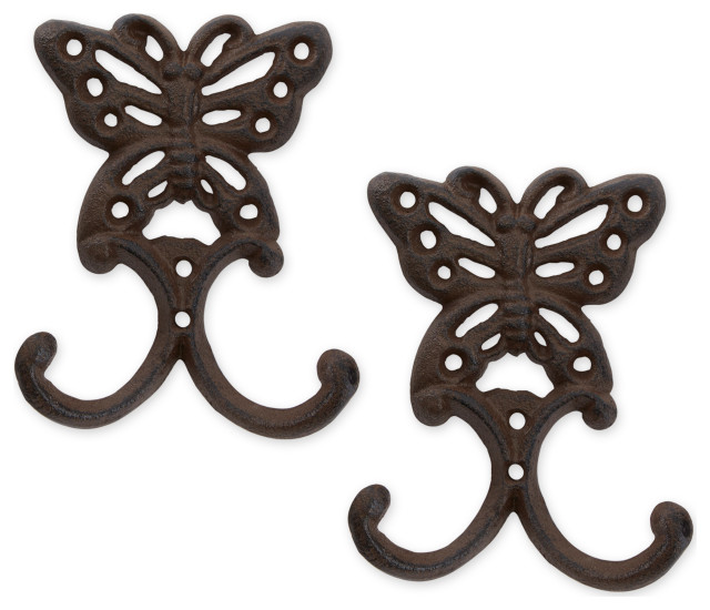Butterfly Wall Hook Set / 2 - Contemporary - Wall Hooks - by ...