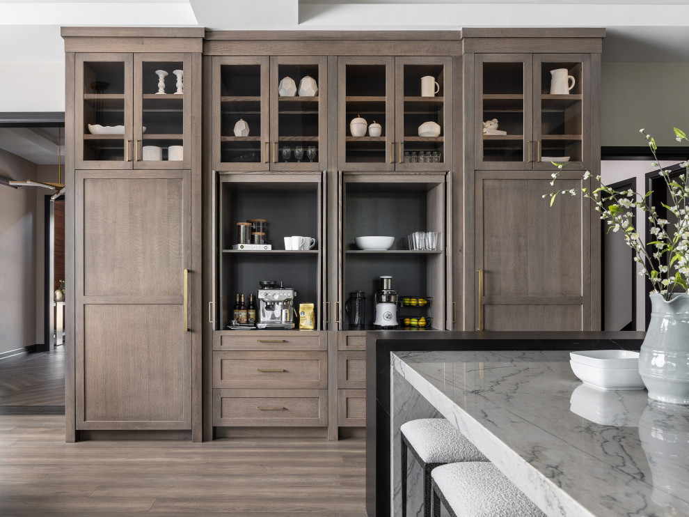 A Modern Prairie Style Kitchen with Hidden Workstations - Farmhouse ...
