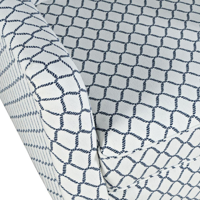 Kennedy Carter Contemporary Upholstered Pattern Swivel Accent Chair ...