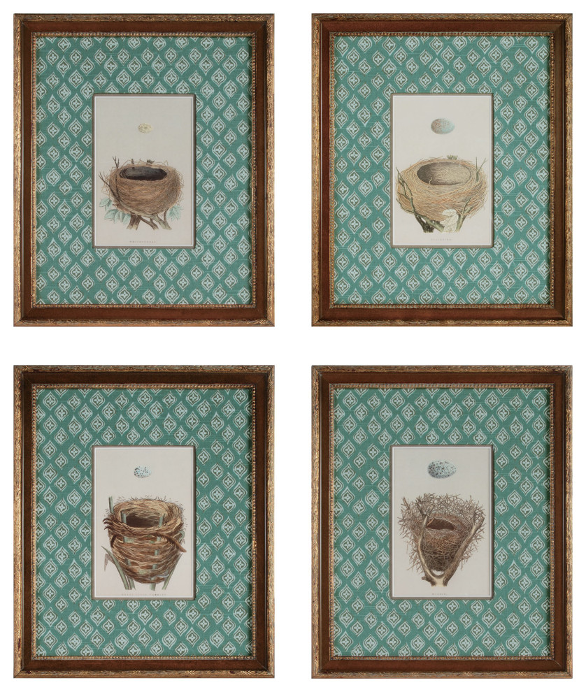 ELK Home 10037-S4 Nest and Eggs Wall Art - Traditional - Prints And ...