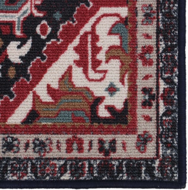 Rust Athena Distressed Vintage Inspired Area Rug, 5'x7' - Mediterranean ...