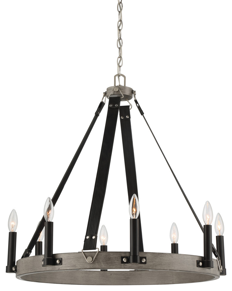 Minka Lavery 3878 Rawson Ridge 8 Light 28"W Chandelier - Farmhouse ...