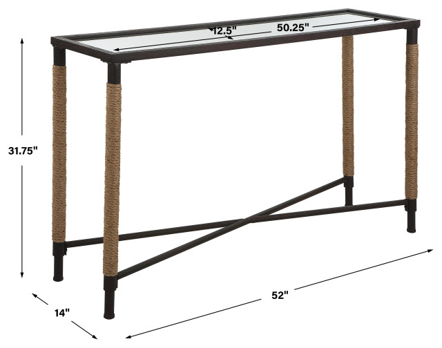 Braddock Coastal Console Table - Beach Style - Console Tables - by ...