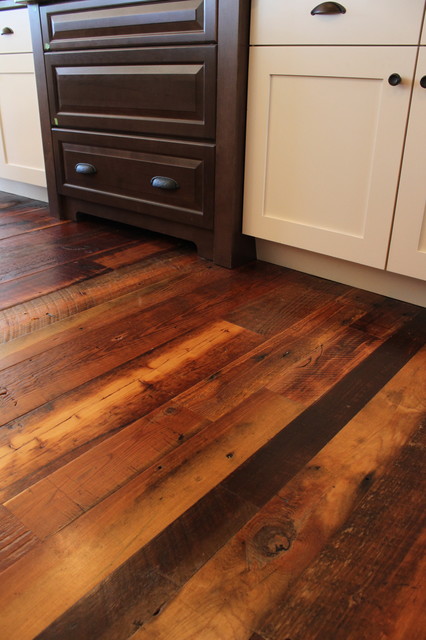 Weathered Antique Pine - Traditional - Hardwood Flooring - denver - by ...
