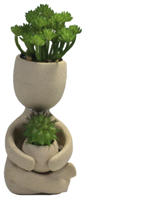 Home Decor Meditation Succulent Ceramic Relaxation Calming ...