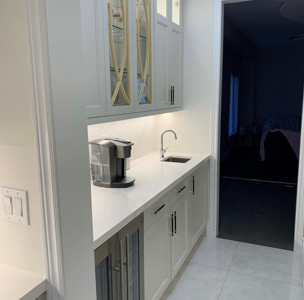 Everest Calacatta Crema Quartz - Kitchen - New York - by Everest Marble ...