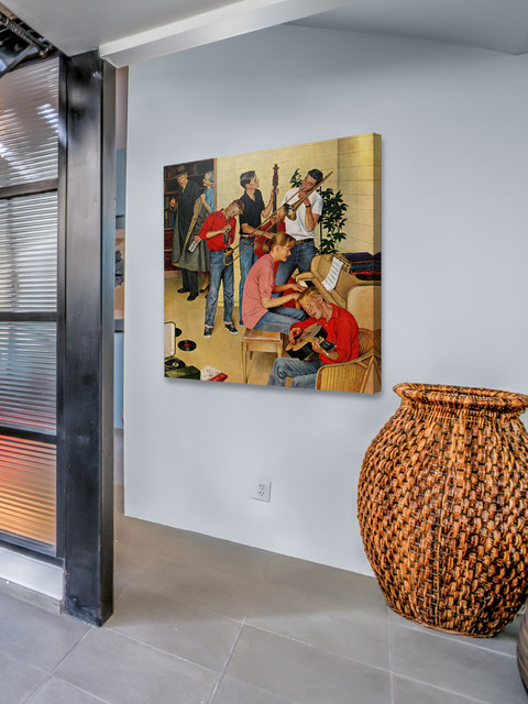 "Jam Session" Painting Print on Canvas by John Falter, 18"x18 ...