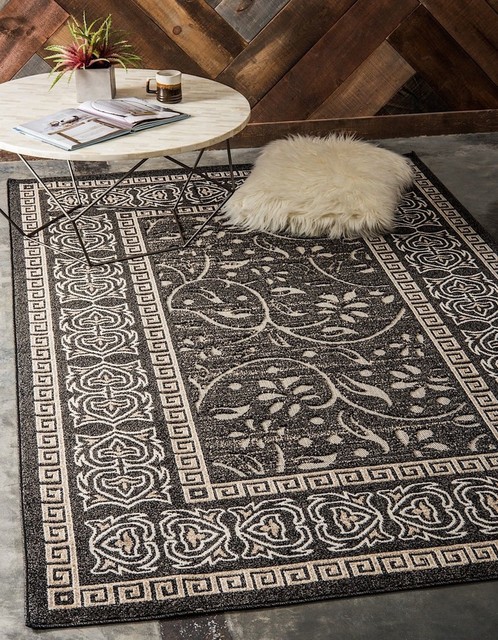 Contemporary Veranda Area Rug, 9'x12' - Traditional - Outdoor Rugs - by ...