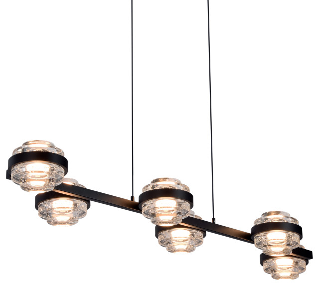 Milano 39" ETL Certified Integrated LED Height Adjustable Chandelier ...