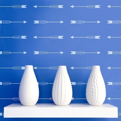 Western Arrows Allover Stencil, DIY Decor Stencil by Cutting Edge ...