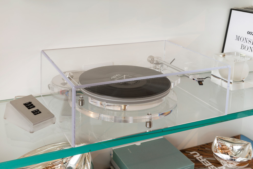 Record Player with one touch access - Modern - Bedroom - Los Angeles ...