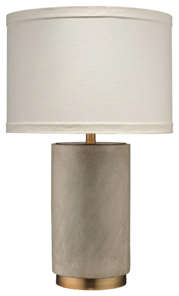 Esme Gray Cement Table Lamp - Transitional - Table Lamps - by Virgil ...