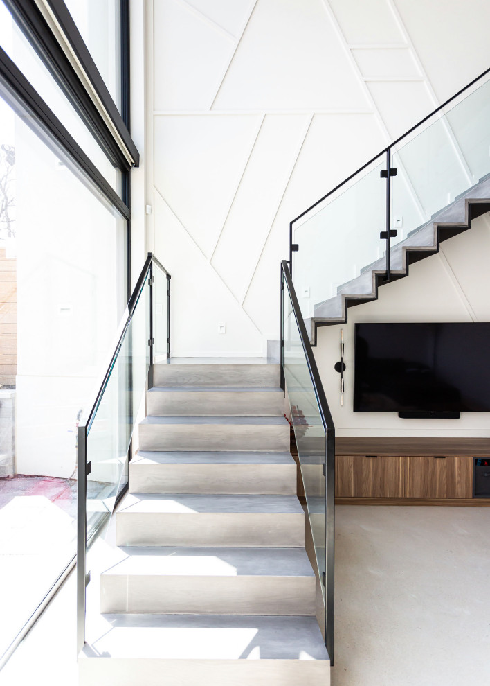 Melrose basement - Modern - Basement - Toronto - by Affecting Spaces ...