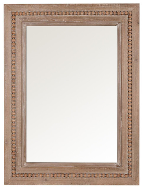 Square Accent Wooden Wall Mirror - Farmhouse - Wall Mirrors - by GALT ...