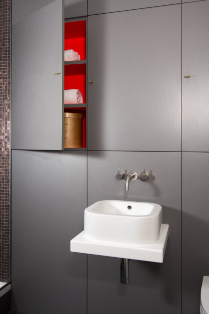 Wall Mounted Bespoke Sink - Industriel - Salle de Bain - Londres - par ...