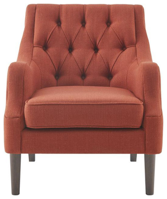 Qwen Button Tufted Accent Chair - Contemporary - Accent Chests And ...