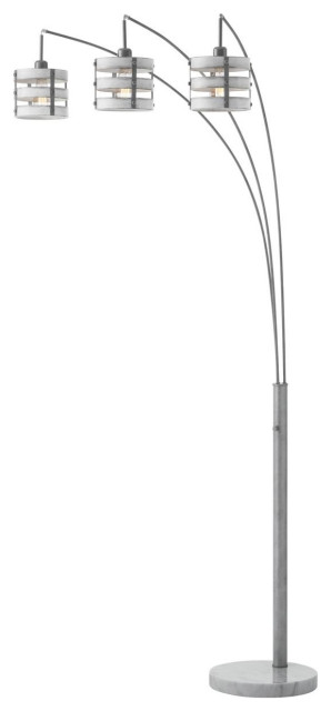 Balta 3 Light Floor Lamp, White Wash - Farmhouse - Floor Lamps - by ...