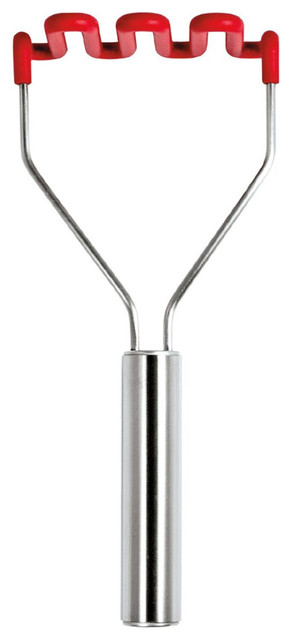 Tovolo Candy Apple Silicone Potato Masher - Contemporary - Potato ...