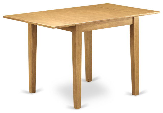 Wooden Dining Set 3 Pc- 2 Chairs, Table, Oak Finish Frame ...