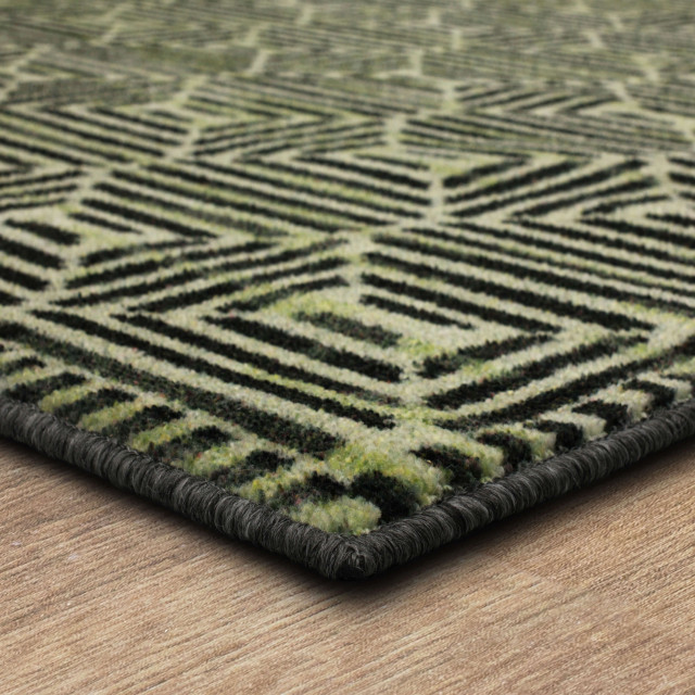 Mohawk Home Arostrand Black 5' x 8' Area Rug, 10' x 14' - Contemporary ...