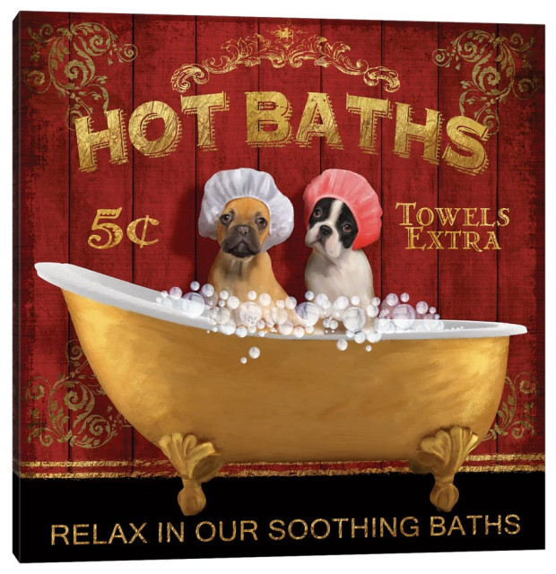 Hot Baths by Conrad Knutsen Art Print, 37x37x1.5 (Gallery-Wrapped ...