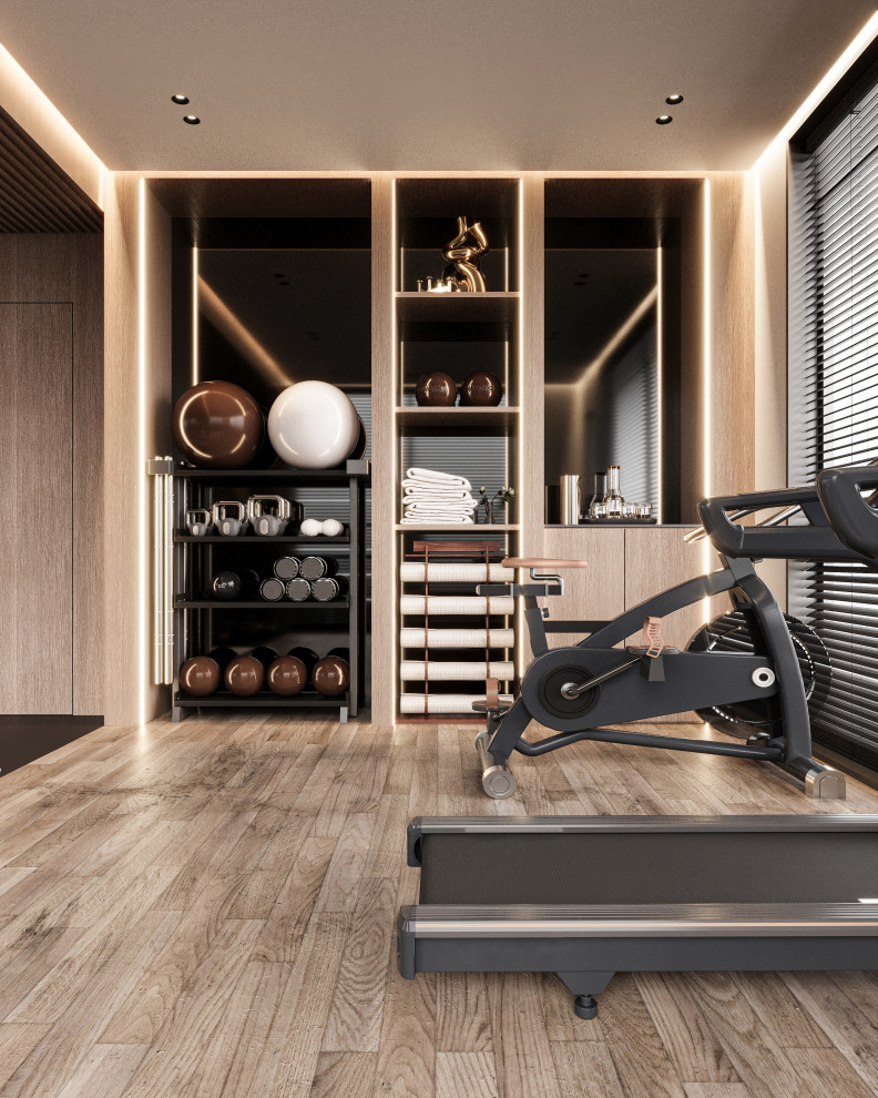 Santa Barbara Home Gym Project - Contemporary - Home Gym - Los Angeles ...