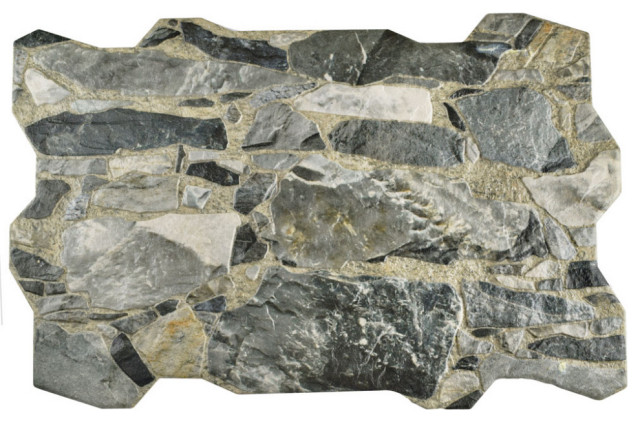 Rambla Porcelain Floor and Wall Tile, Grafito, Sample - Contemporary ...