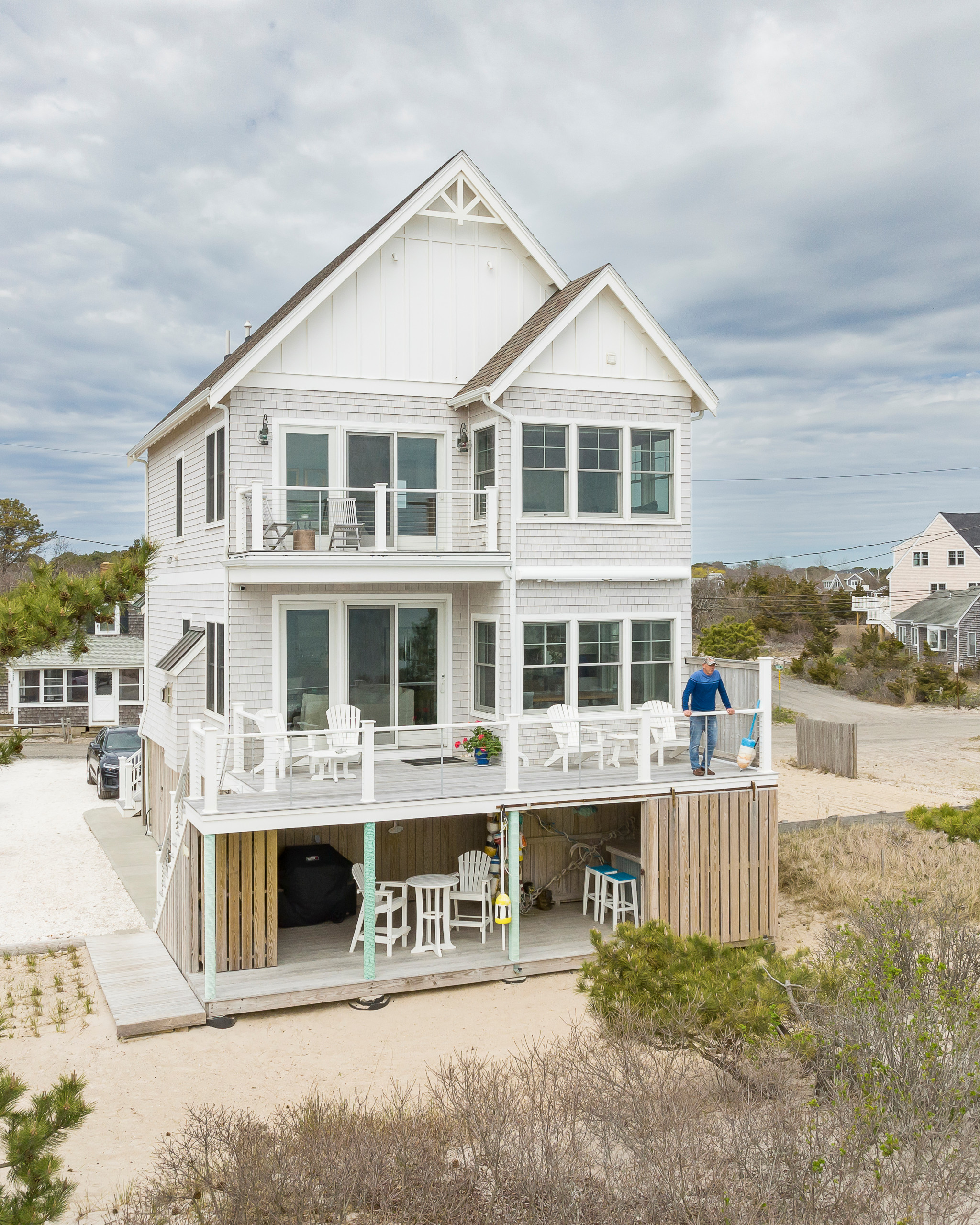 Exterior Seaside Timber Clad Houses