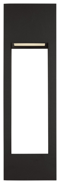 Testa LED Outdoor Wall Lantern, Black - Modern - Outdoor Wall Lights ...