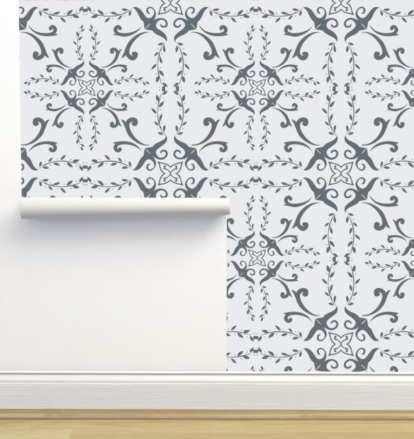 Geometric Motifs 7 Wallpaper by Monor Designs, 24"x72" - Contemporary - Wallpaper - by Limitless ...