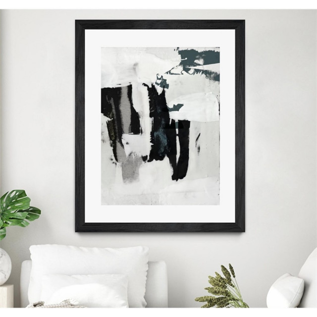 Giant Art 30x40 Broken Window II Matted and Framed in White ...