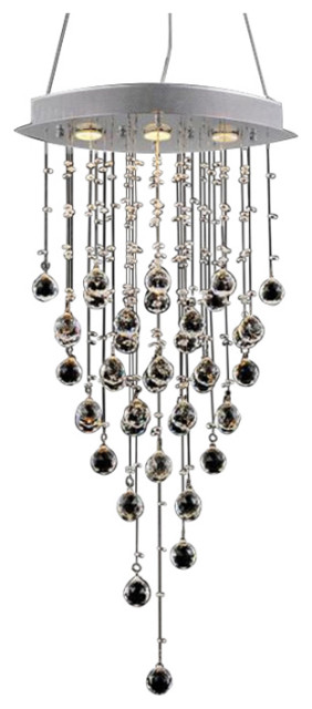 Robin 3 Light Down Chandelier With Chrome Finish - Contemporary ...