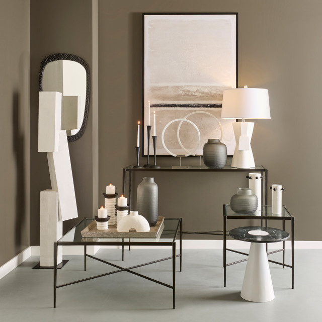 Morris Mirror Black - Transitional - Wall Mirrors - by ELK Group ...