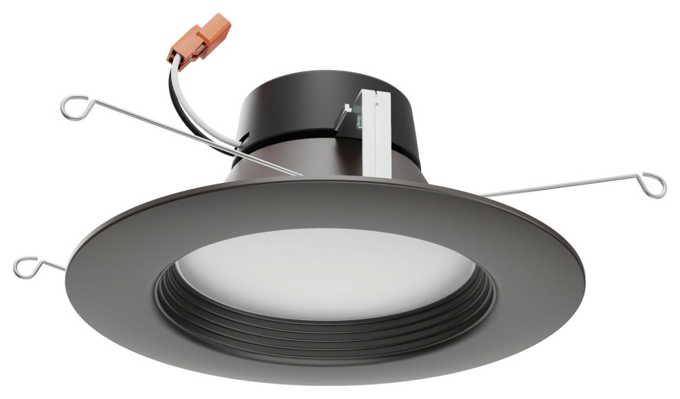 Satco Lighting 9W LED Downlight Retrofit 5"-6" CCT Selectable, Bronze ...