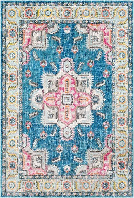 Machine Woven Aura Silk Area Rug ASK-2316 - Mediterranean - Area Rugs ...