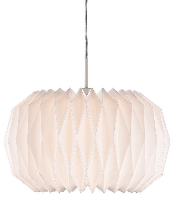 Diamond Pendant Lamp, 19" - Contemporary - Pendant Lighting - by Nuevo ...
