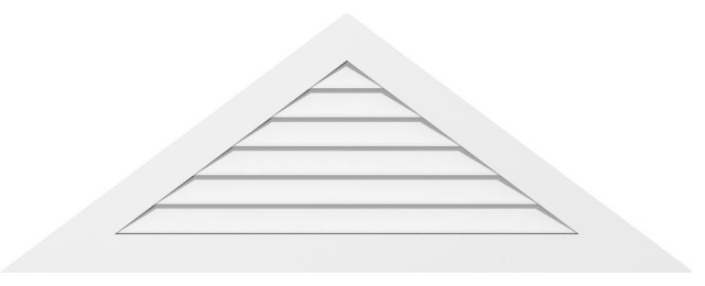 Triangle PVC Gable Vent, Standard Frame - Transitional - Registers ...