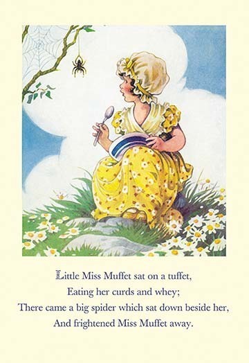 Little Miss Muffet, 20" x 30" - Traditional - Prints And Posters - by ...