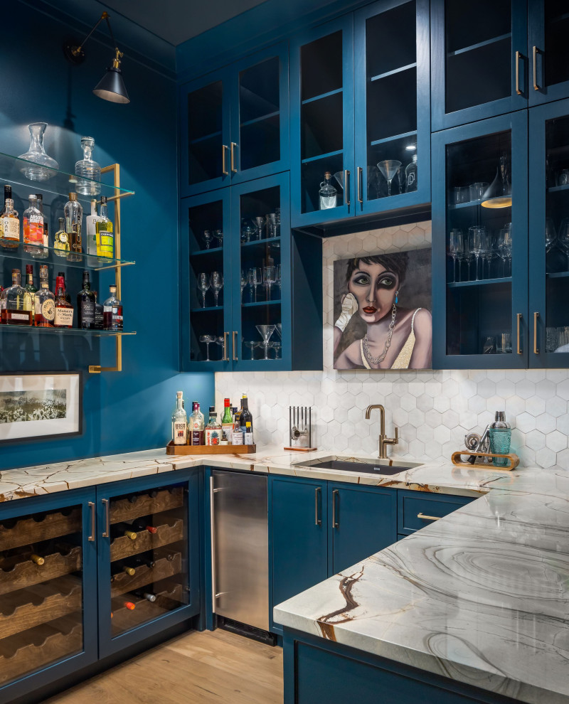 Lakewood Blvd Project - Transitional - Home Bar - by The Design Shop ...