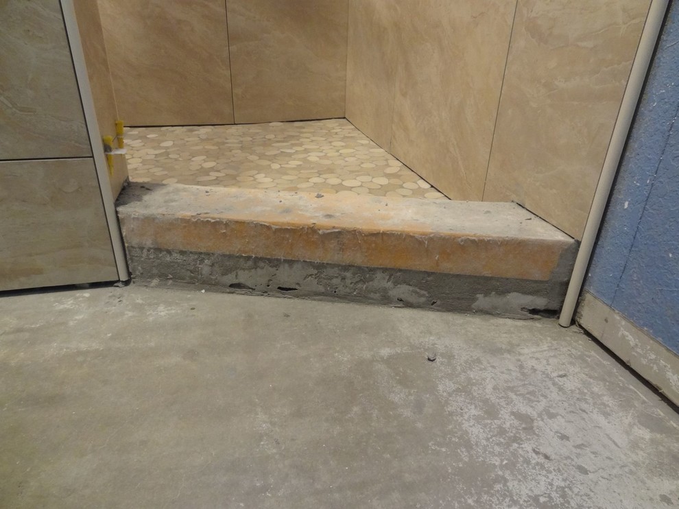 Shower Curb Tiling Questions | Houzz Forum