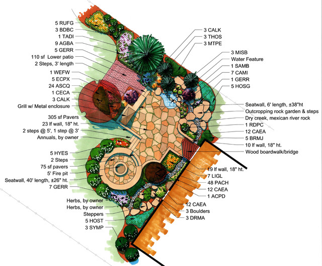 Renderings - Traditional - Site And Landscape Plan - chicago - by ...
