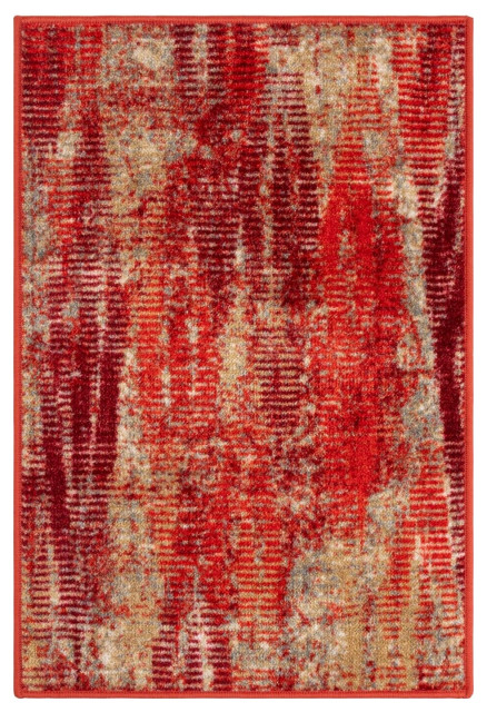 Brayton Abstract Foam Nylon Indoor Area Rug, 8x10 - Contemporary - Area ...