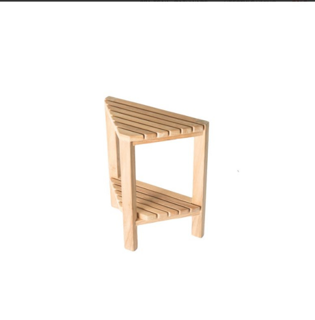 Fiji Corner Shaving Foot Rest, With Shelf - Transitional - Shower ...