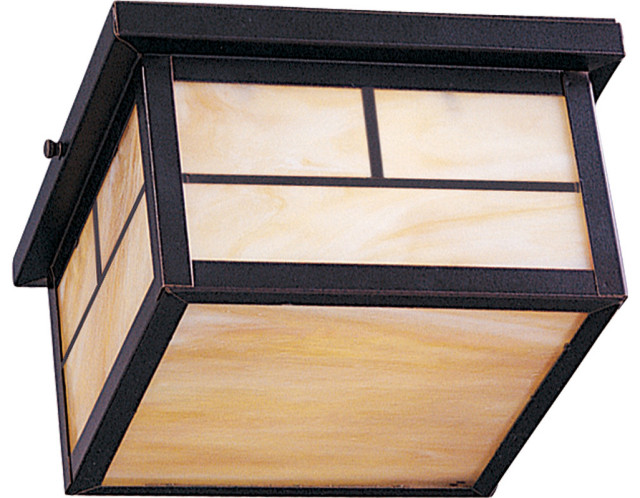Coldwater 2-Light Outdoor Ceiling Mount - Traditional - Outdoor Flush ...