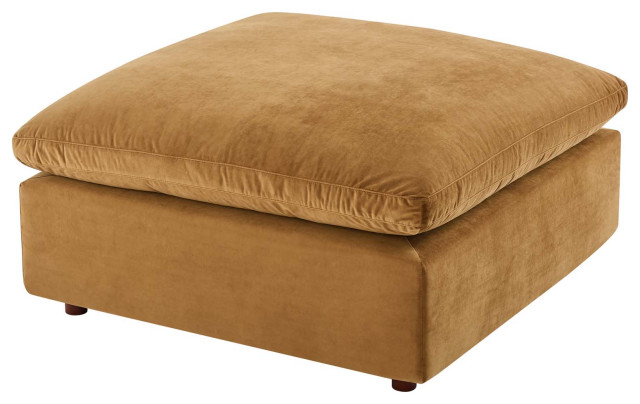 Sectional Sofa Set, Velvet, Brown, Modern, Living Lounge Hotel Lobby ...