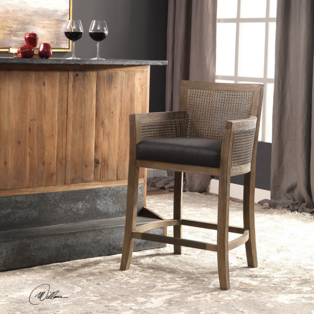 Uttermost Encore Counter Stool - Tropical - Bar Stools And Counter ...